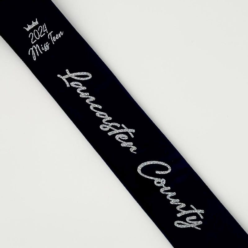 Pageant Sash - Etsy