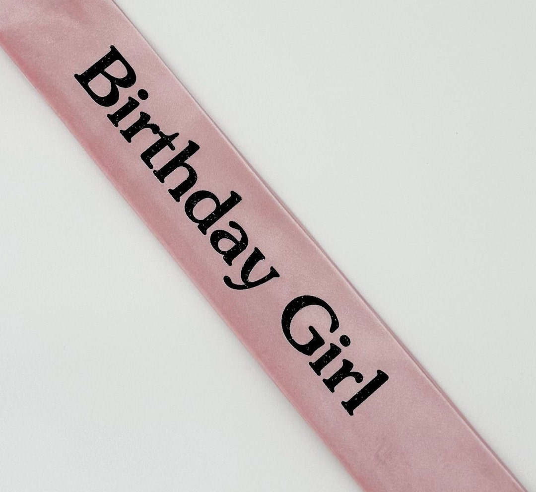 Personalized Sash, Birthday Girl Sash, Birthday Sash, Happy Birthday ...