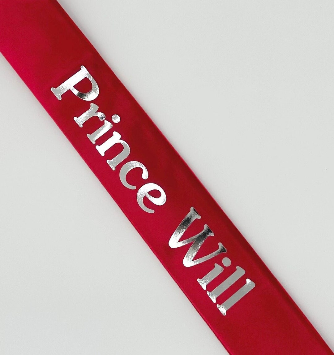 Custom Sash, Custom Princess Sash, Personalized Sash, Custom Prince ...