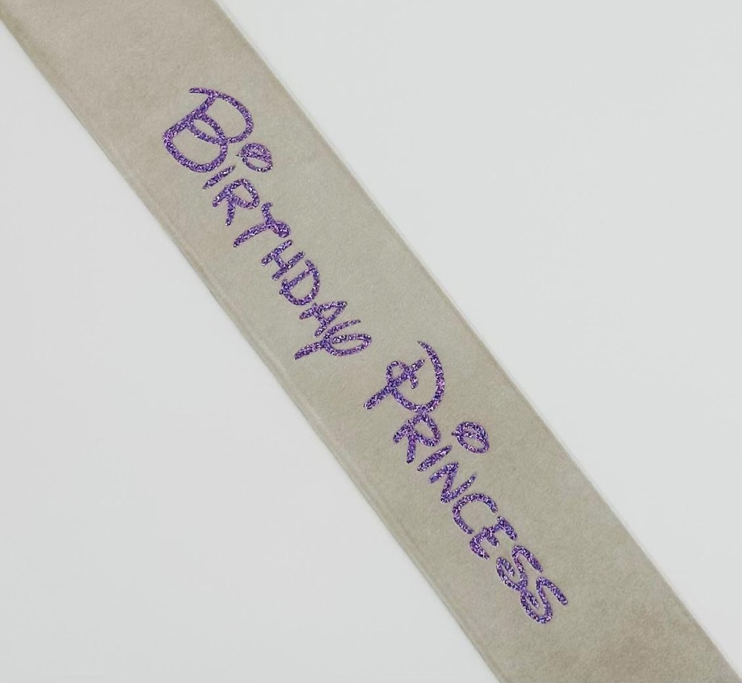 Disney Sash, Custom Sash, Princess Sash, 1st Disney Trip, Disney ...