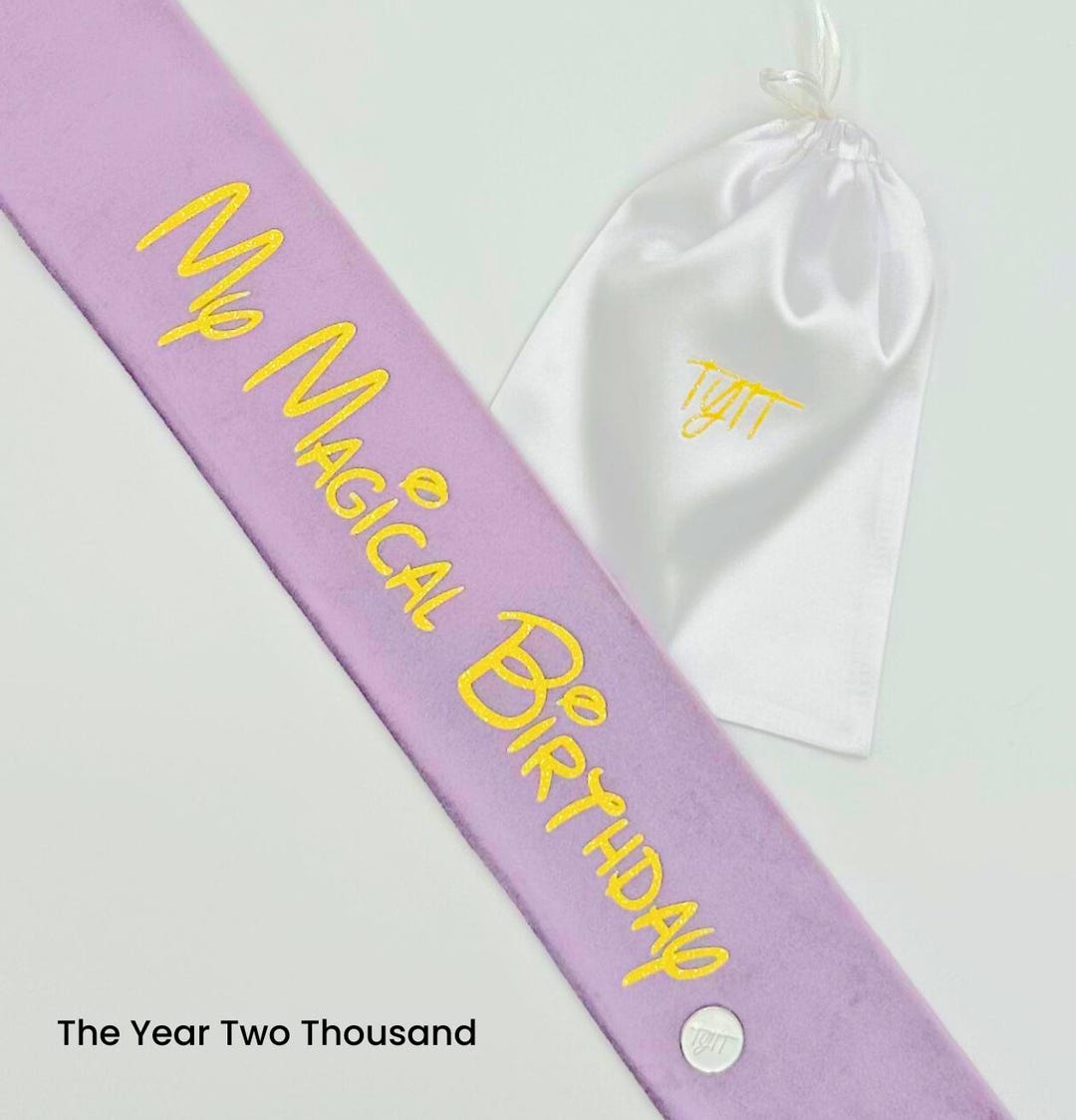 Disney Sash, Custom Sash, Princess Sash, My Magical Birthday, Disney ...