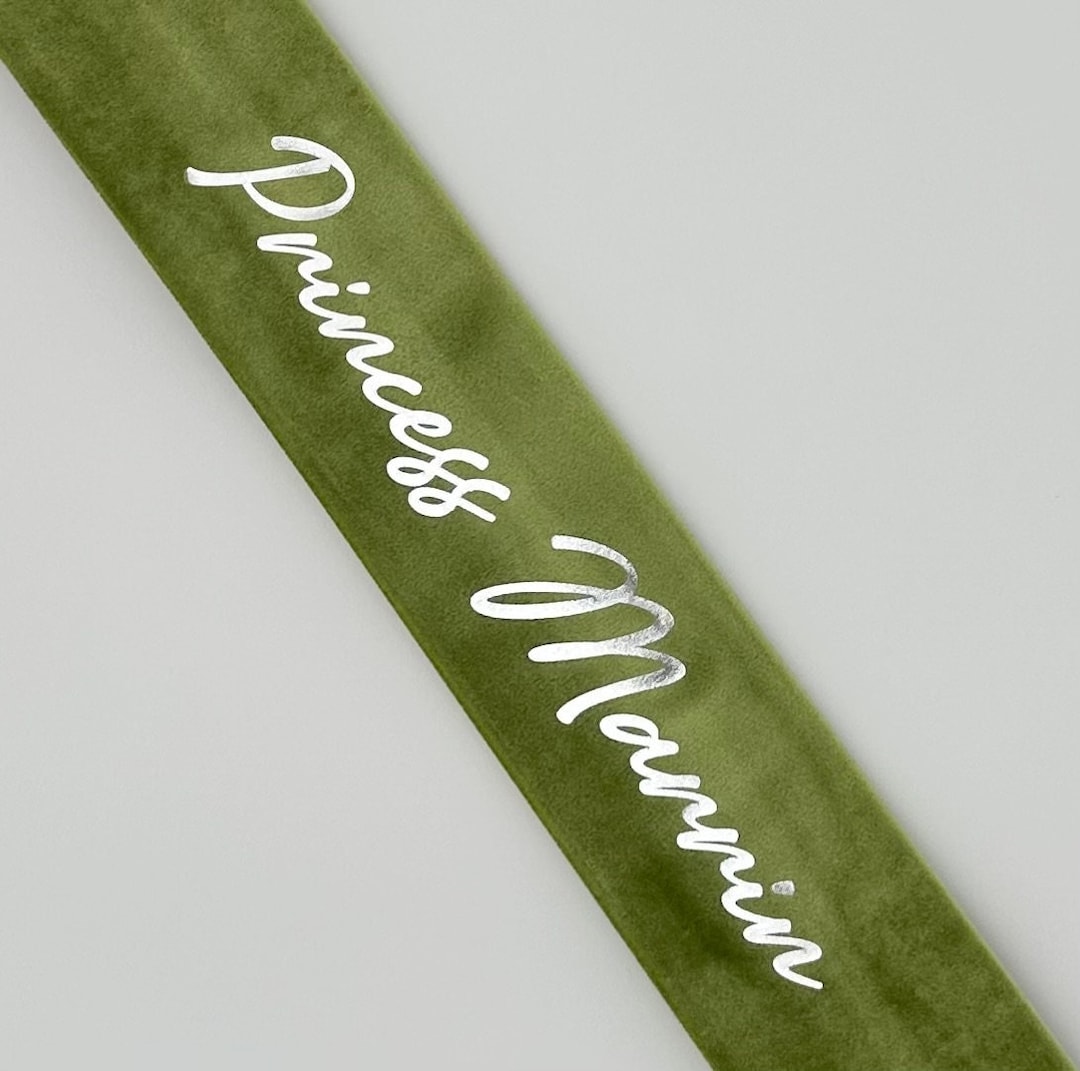 Custom Sash, Custom Princess Sash, Personalized Sash, Custom Prince ...