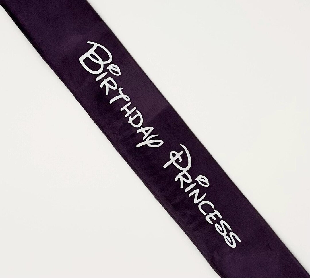 Disney Sash, Custom Sash, Princess Sash, 1st Disney Trip, Disney ...