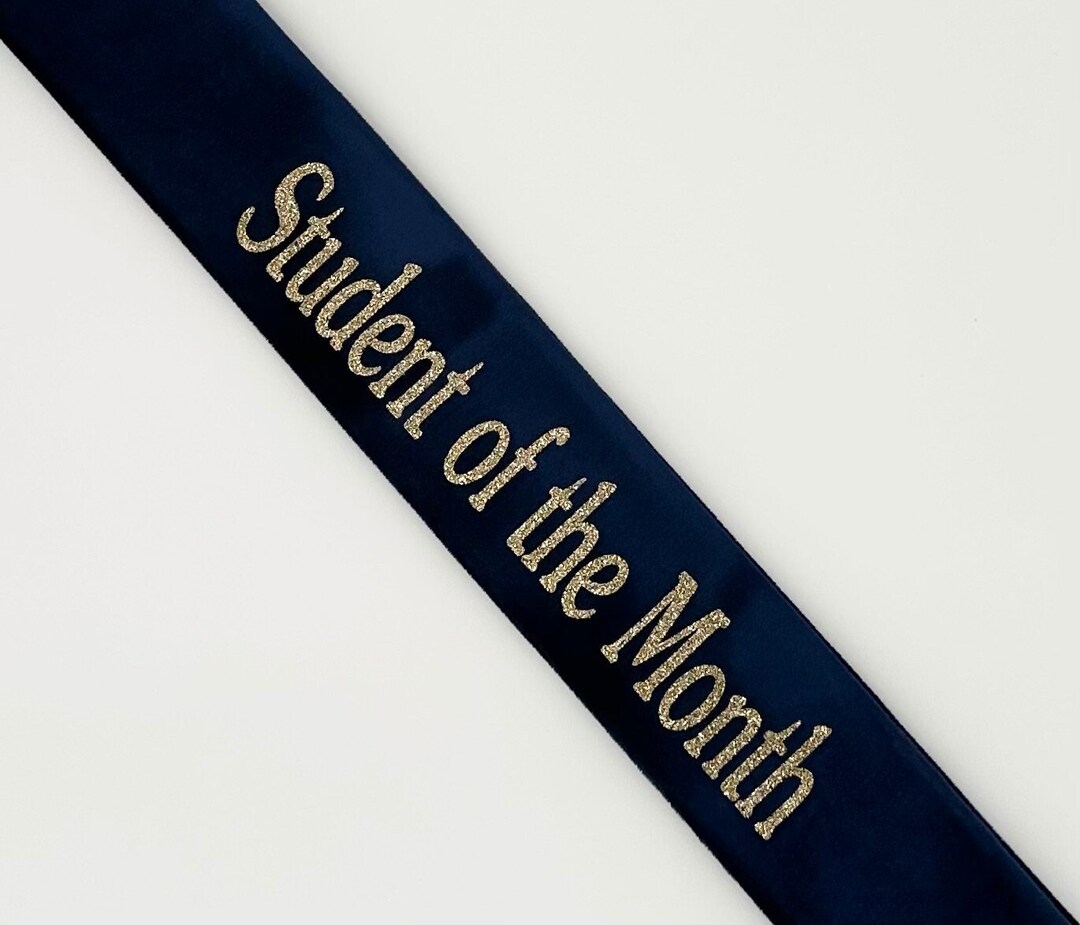 Custom Sash, Personalized Sash, Back to School Sash, Custom School Sash ...