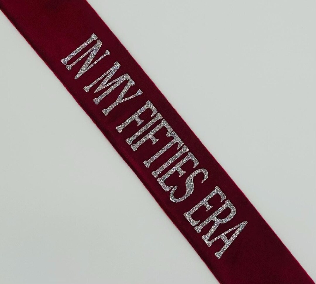 Custom Birthday Sash, Personalized Birthday Sash, Birthday Era Sash ...