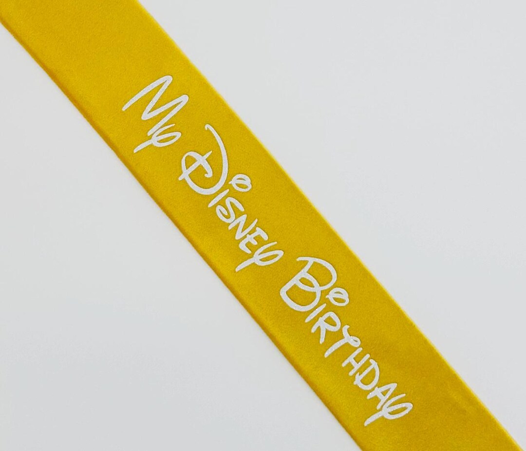 Disney Sash, Custom Sash, Princess Sash, My Disney Birthday, Disney ...