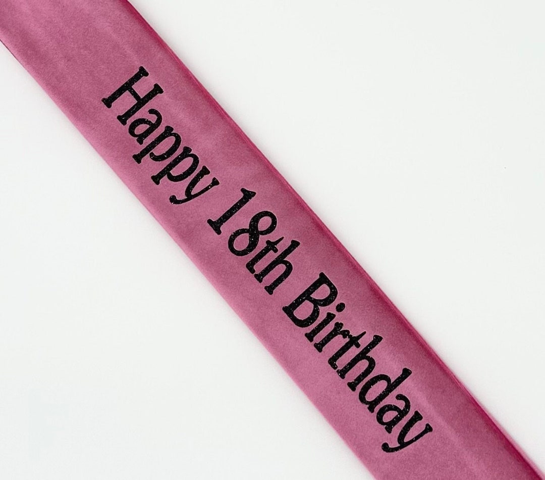 Custom Birthday Sash, Personalized Birthday Sash, Birthday Girl Sash ...
