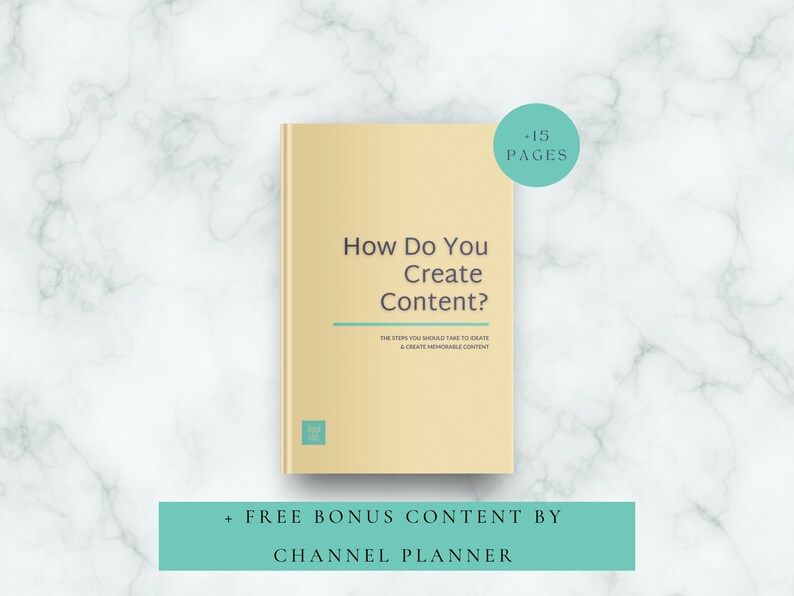 How to Create Content E-book | Ideas for Creating Content | Marketing ...