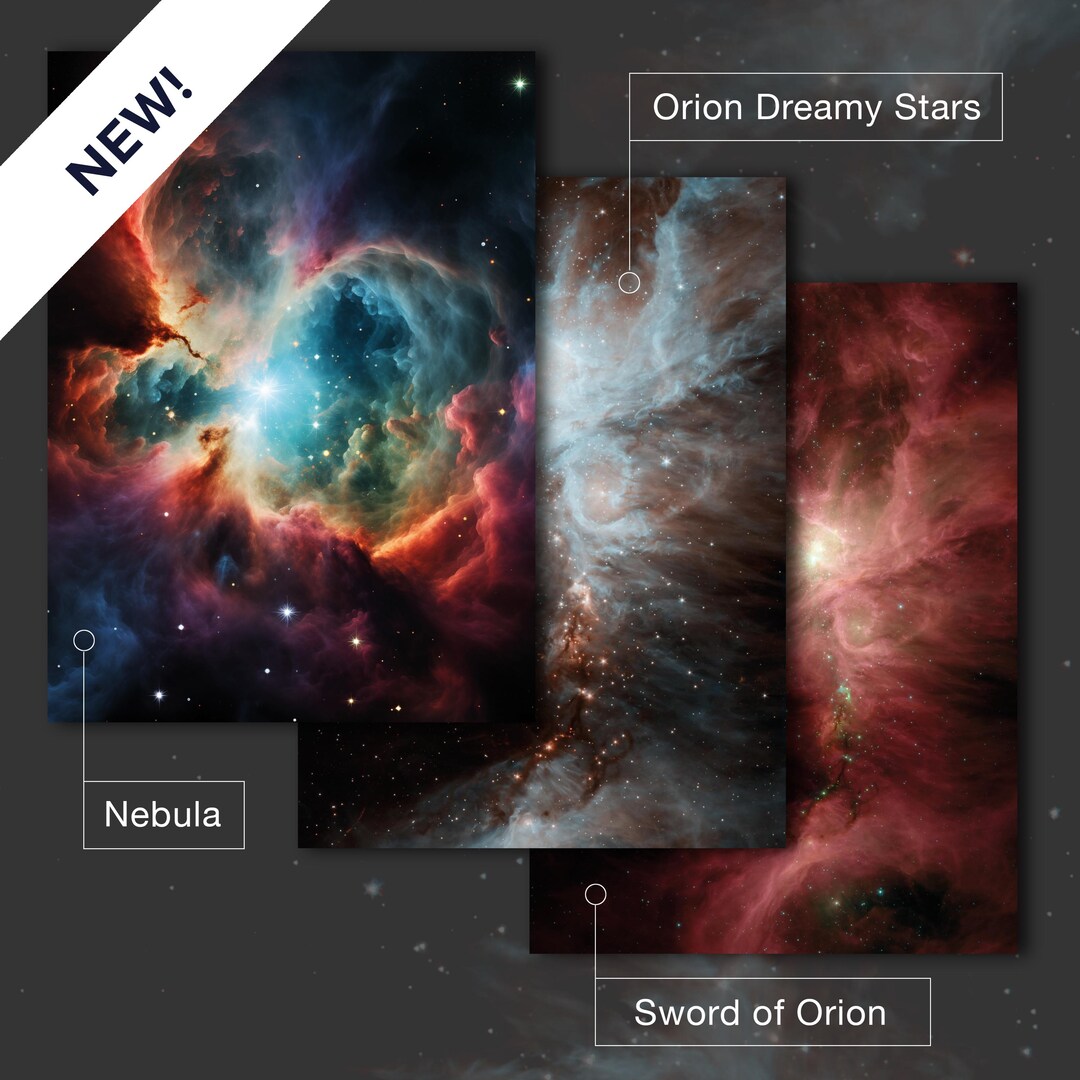 Nebula Gift Wrap Set: Celestial Astronomy Wrapping Paper & Tags - Etsy