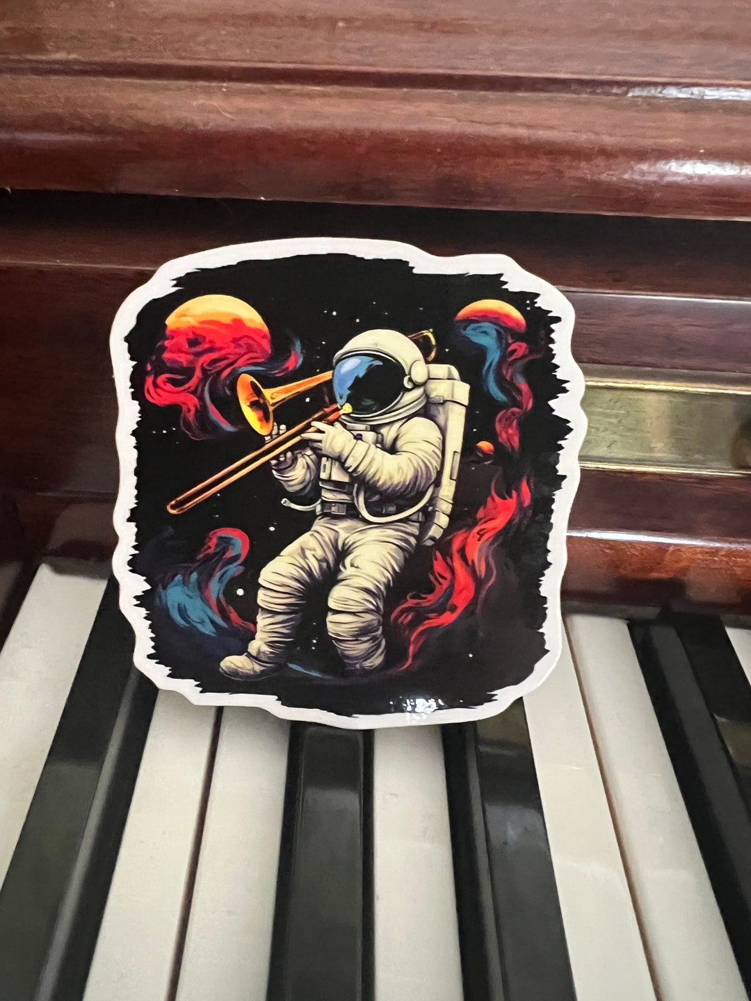 Trombone Astronaut- Interstellar Instruments - Etsy
