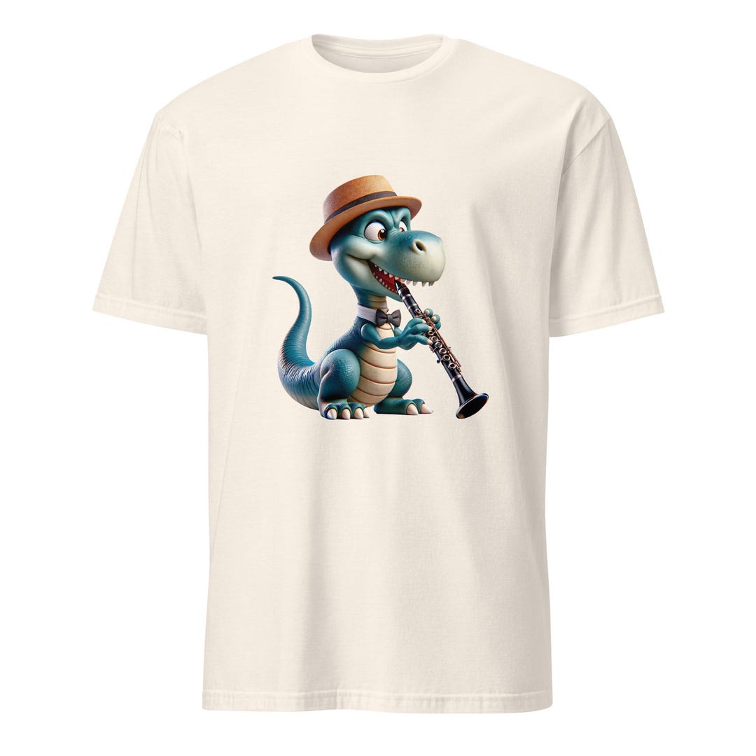 Clarinet Dinosaur Shirt With Hat • Cute Funny Woodwind Band Kid Tee - Etsy