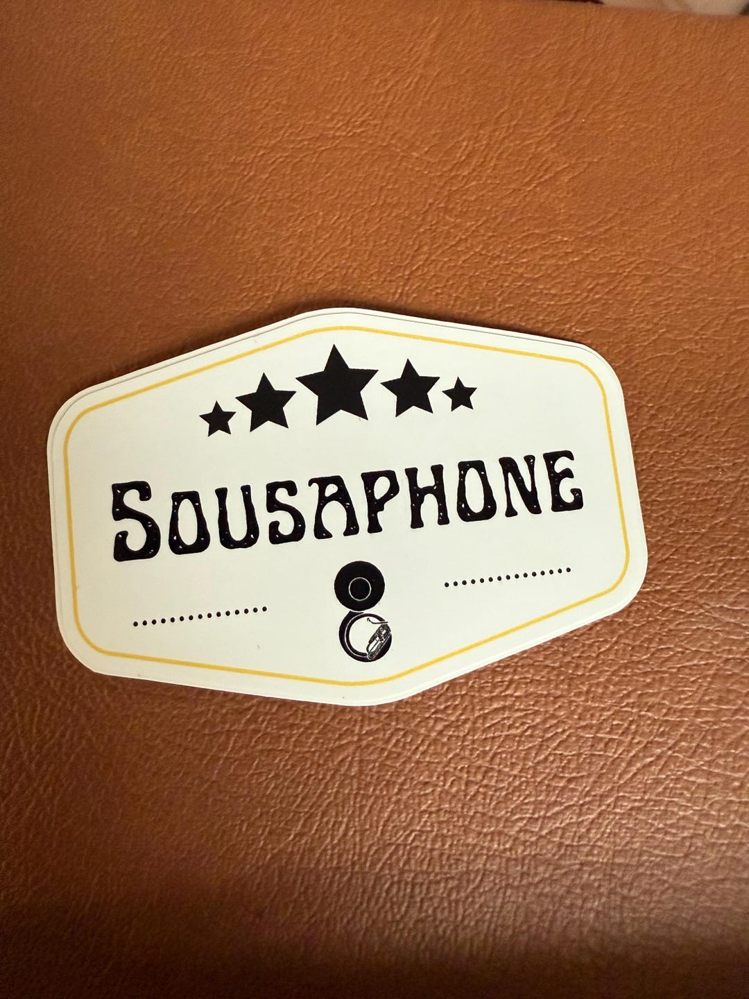 Sousaphone- 3” Logo Sticker - Etsy