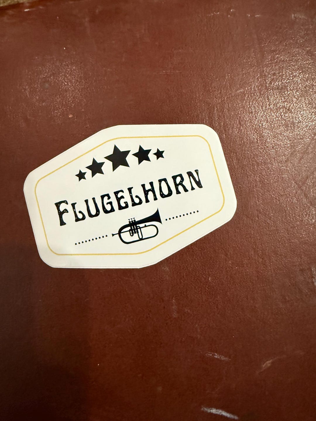 Flugelhorn Logo 3” Sticker - Etsy