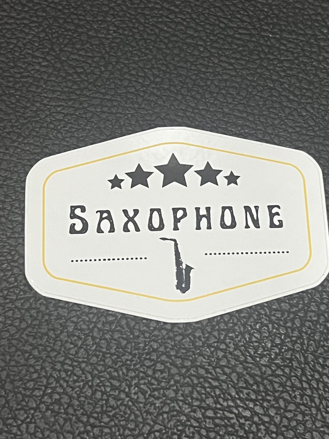 Saxaphone Logo 3” Sticker - Etsy