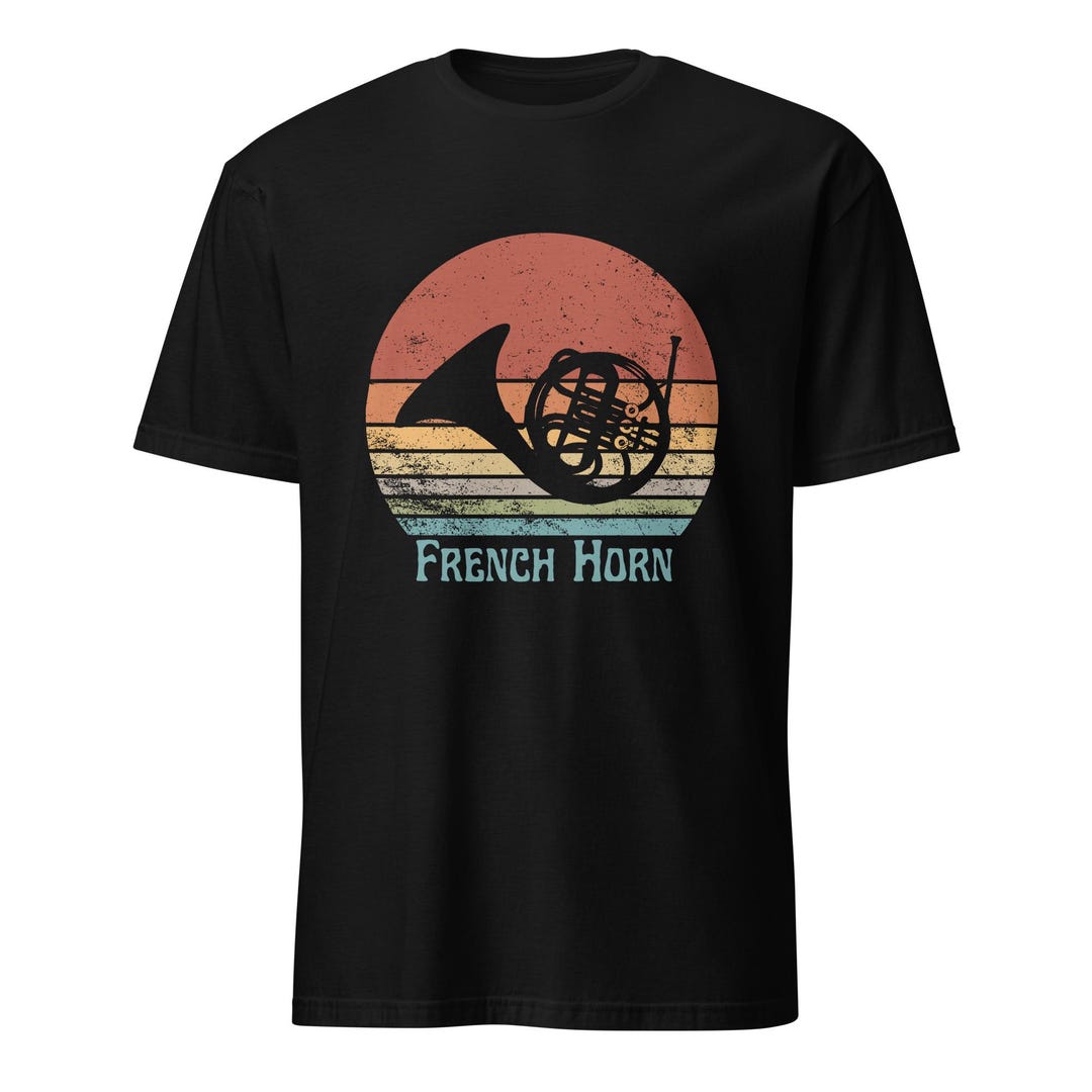 French Horn Retro Shirt - Etsy