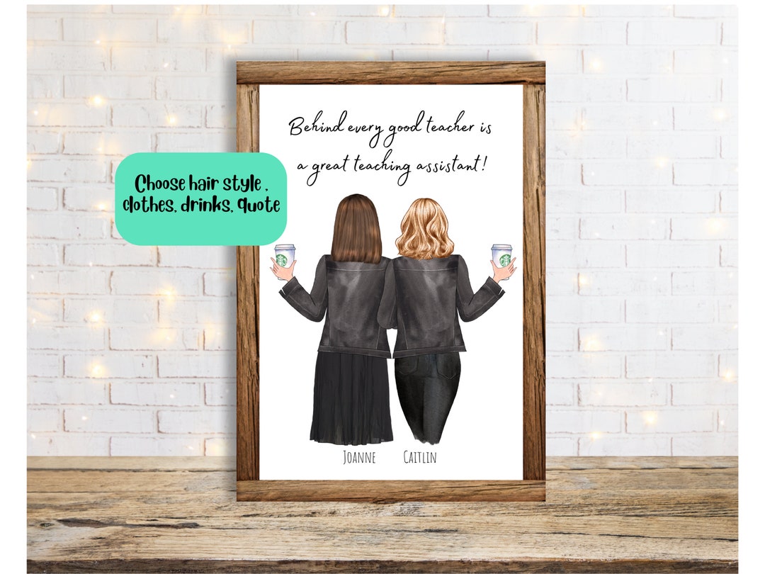 TA Gift,teaching Assistant Gift From Teacher ,personalised Print - Etsy UK