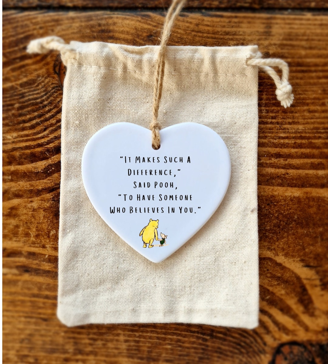 Winnie the Pooh Teacher Christmas Gift , It Makes Such a Difference - Etsy