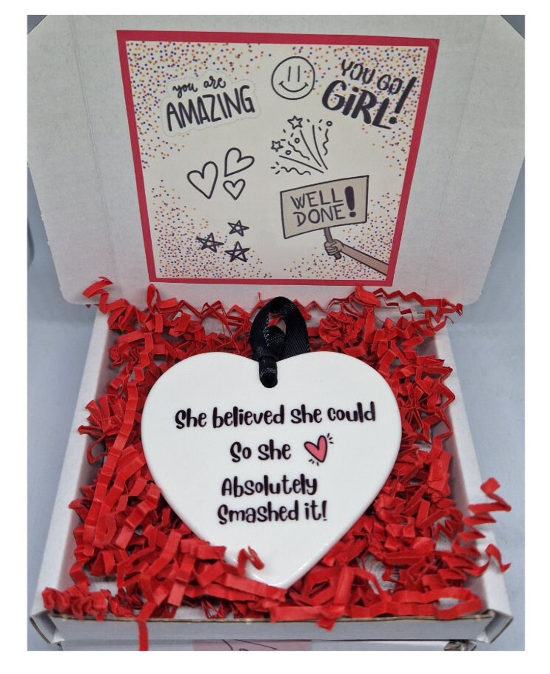 Well Done Gift, Proud of You Gift, Congratulations, She Believed She ...