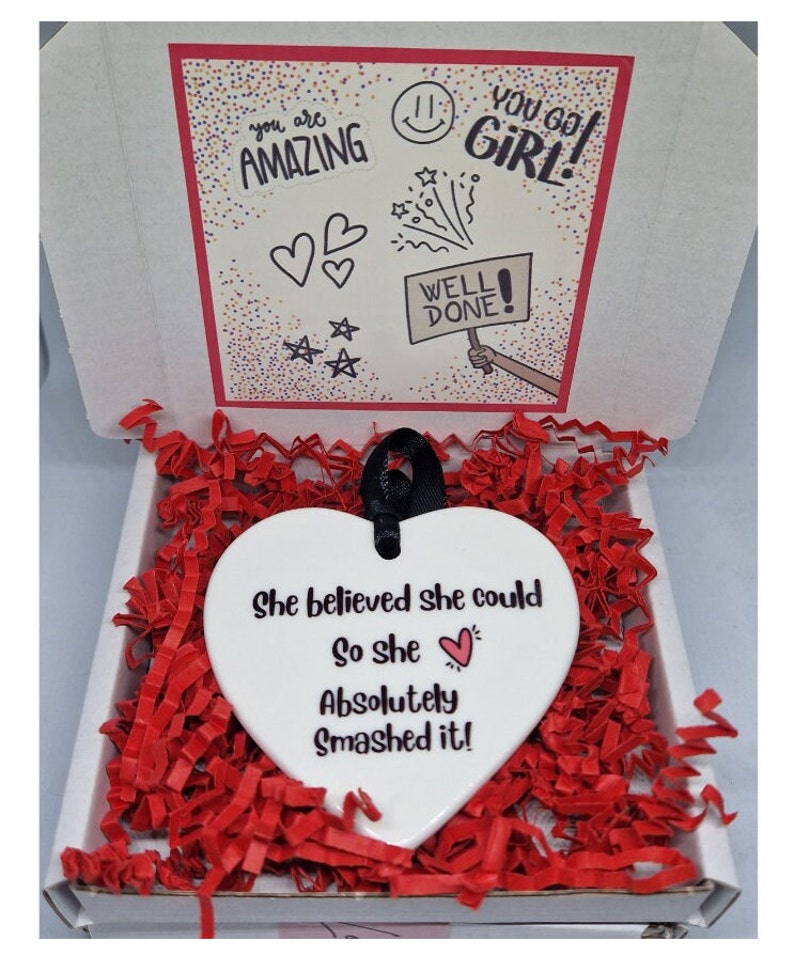 Well Done Gift, Proud of You Gift, Congratulations, She Believed She ...