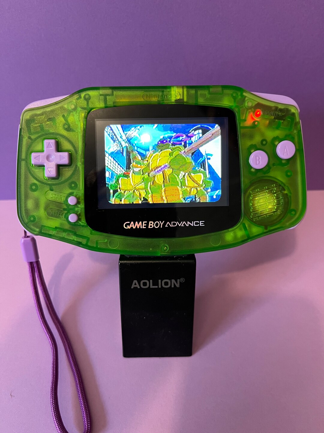 Game Boy Advance IPS Green Transparent - Etsy