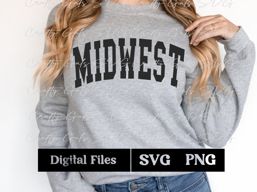 Midwest Block SVG, PNG, Midwest Design, Cricut SVG, Sublimation Design ...