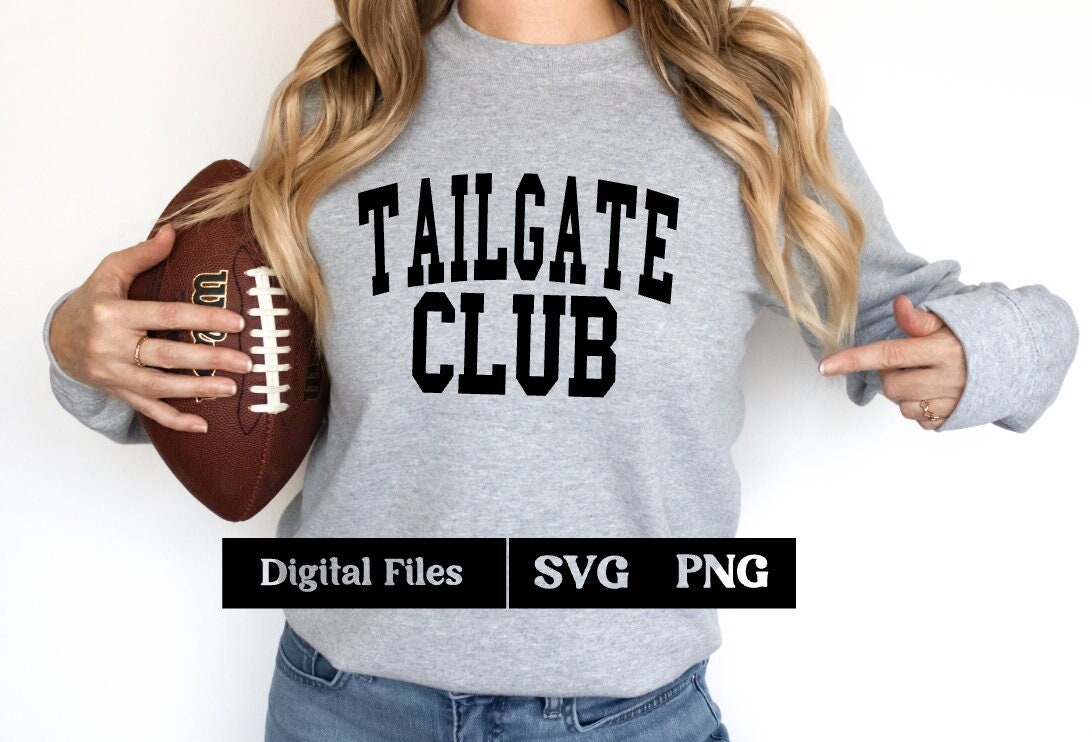 Tailgate Club SVG, College Tailgate PNG, Football Design,cricut SVG ...