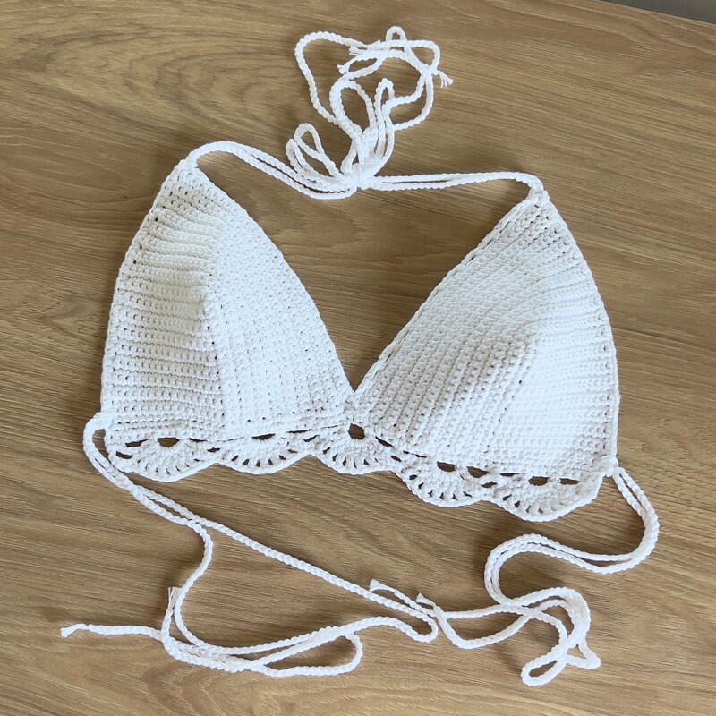 70s Crochet Bikini - Etsy