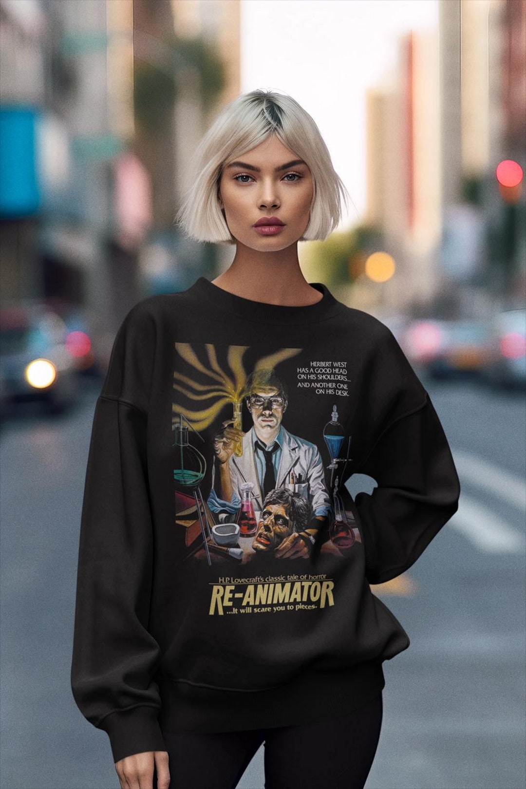 Re-animator Horror Movie Shirt, Cult Classic Tee, Vintage Horror Film T ...