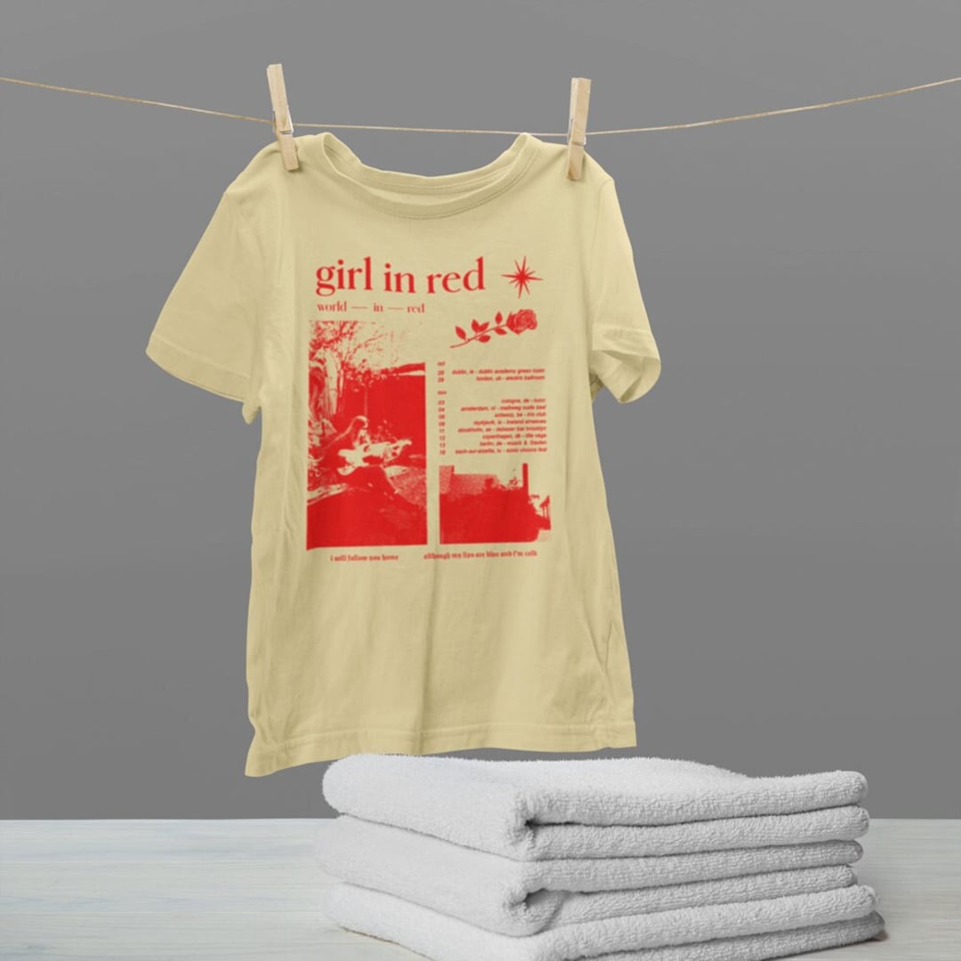 Girl in Red Singer Shirt, Indie Pop Music Tee, Gift for Music Lovers ...