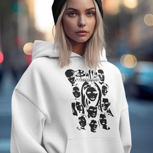 Retro Buffy the Vampire Slayer Sweatshirt, Buffy Logo Sweater, 90s TV ...