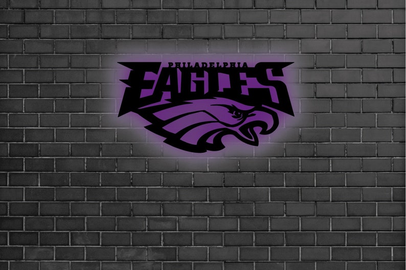 Philadelphia Eagles Emblem Led Sign Lighted Philadelphia Eagles Emblem ...
