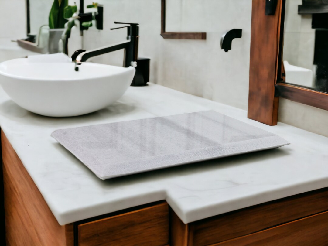 Natural Large White Marble Tray Bathroom Decor & Perfume - Etsy