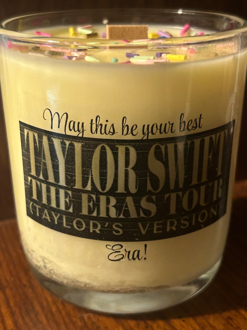 Taylor Swift Eras Tour Candle, Era Birthday Candle Taylor Swift Gift ...