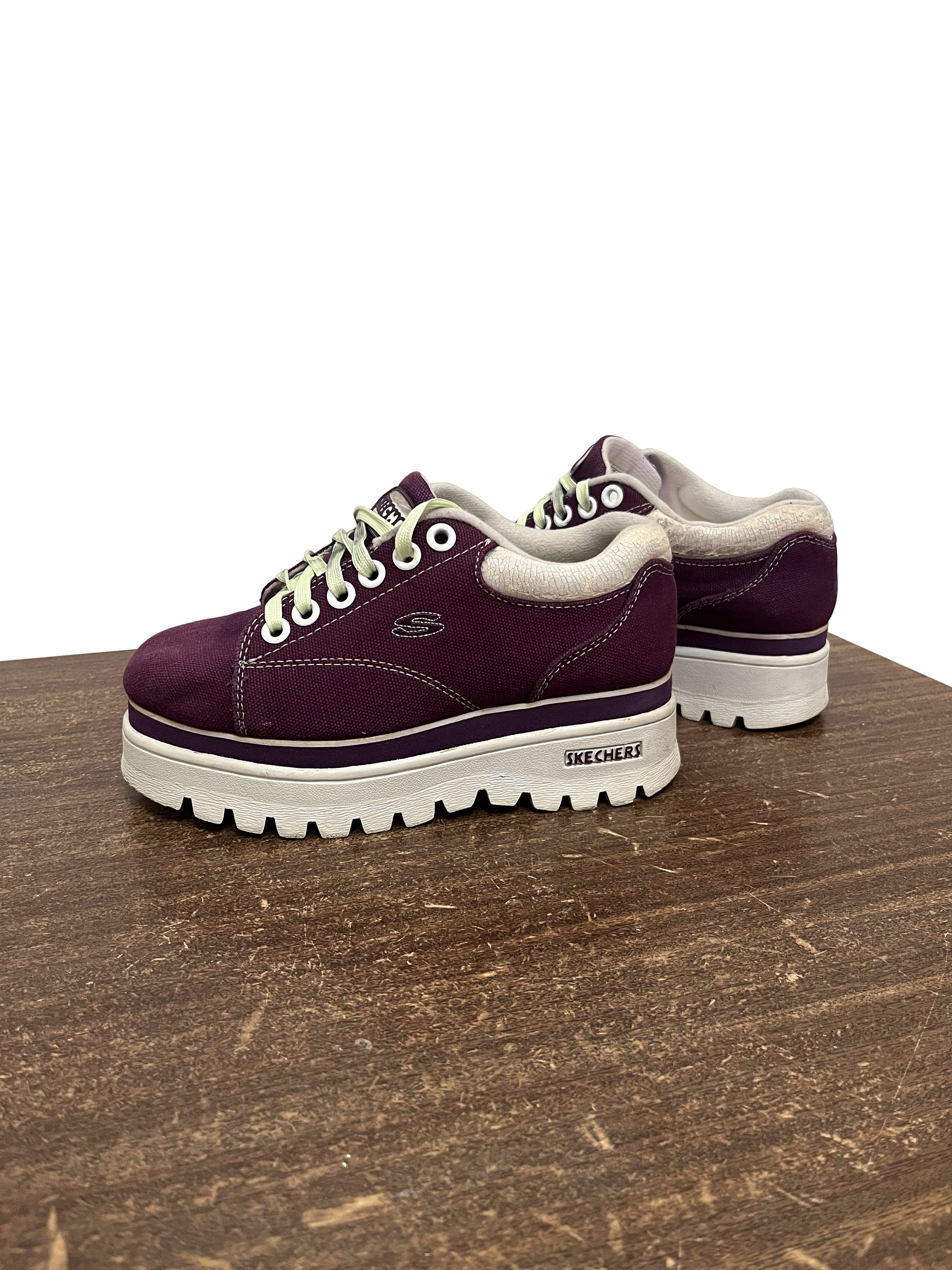 Sketchers Vintage Platform Sneakers - Etsy