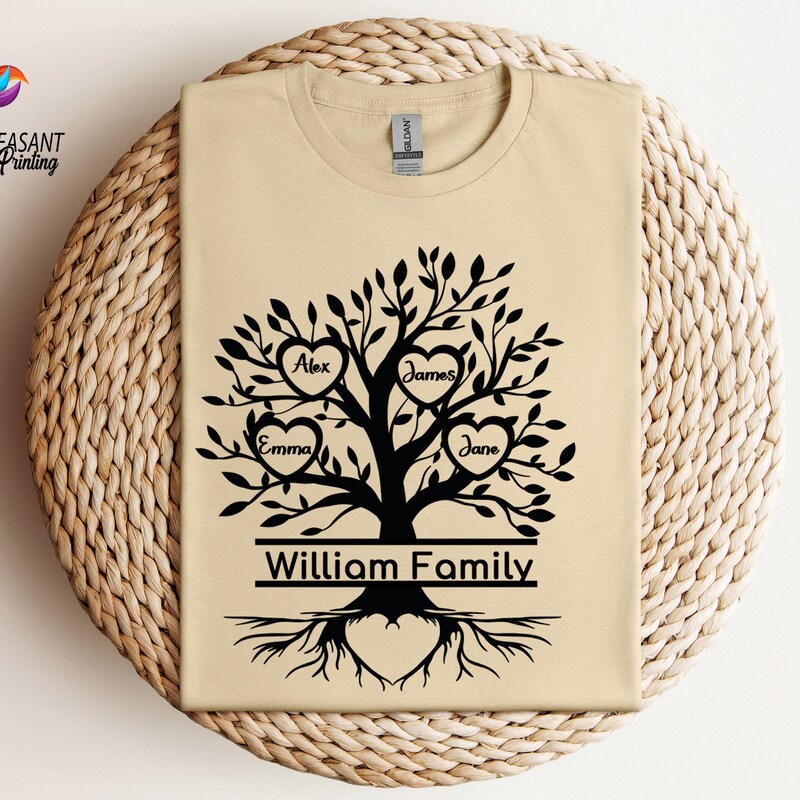 Family Tree T Shirt - Etsy
