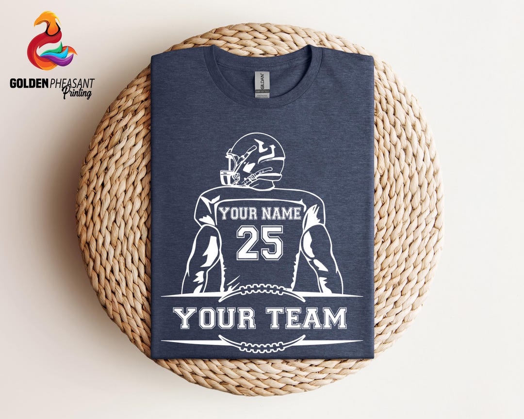 Custom Football Shirt, Personalized Football Gift, Custom Team Name ...