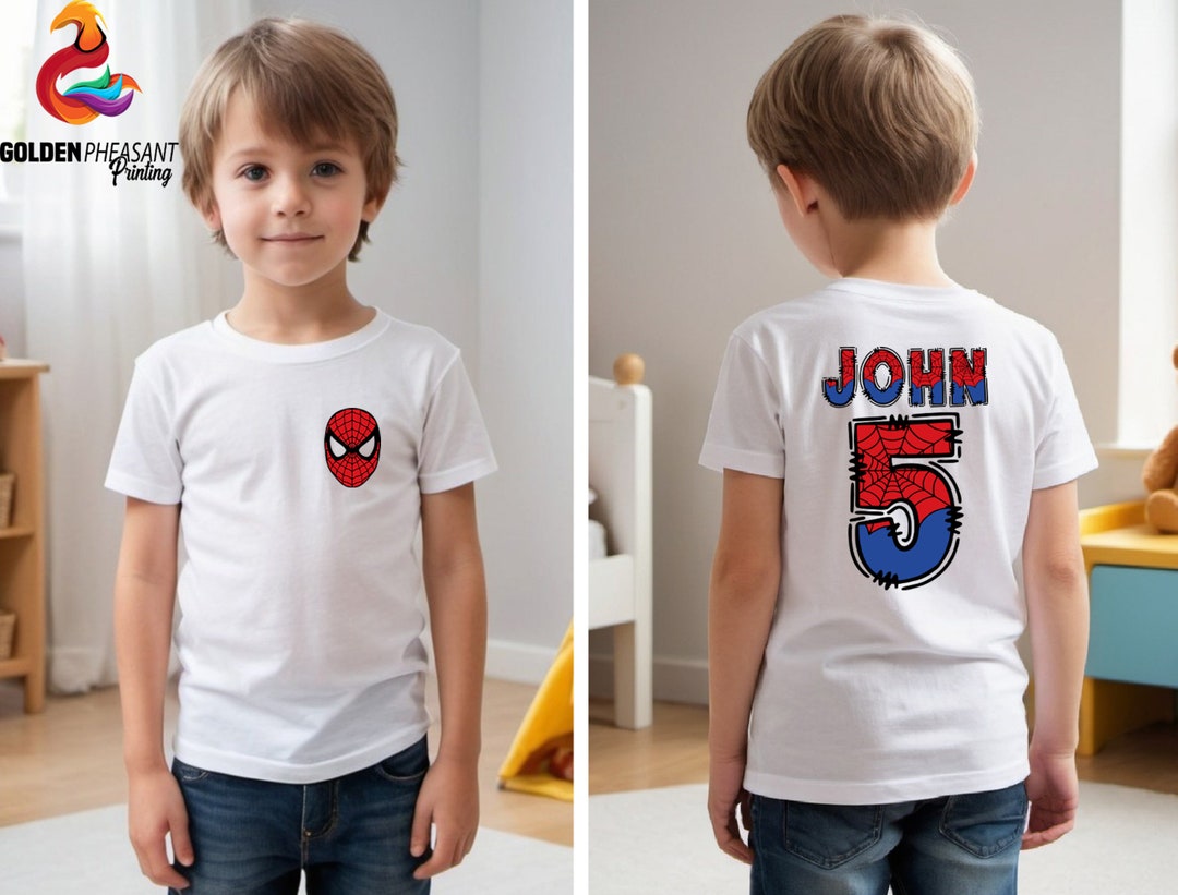 Custom Cute Birthday Shirt, Personalized Birthday Boy Shirt, Birthday ...