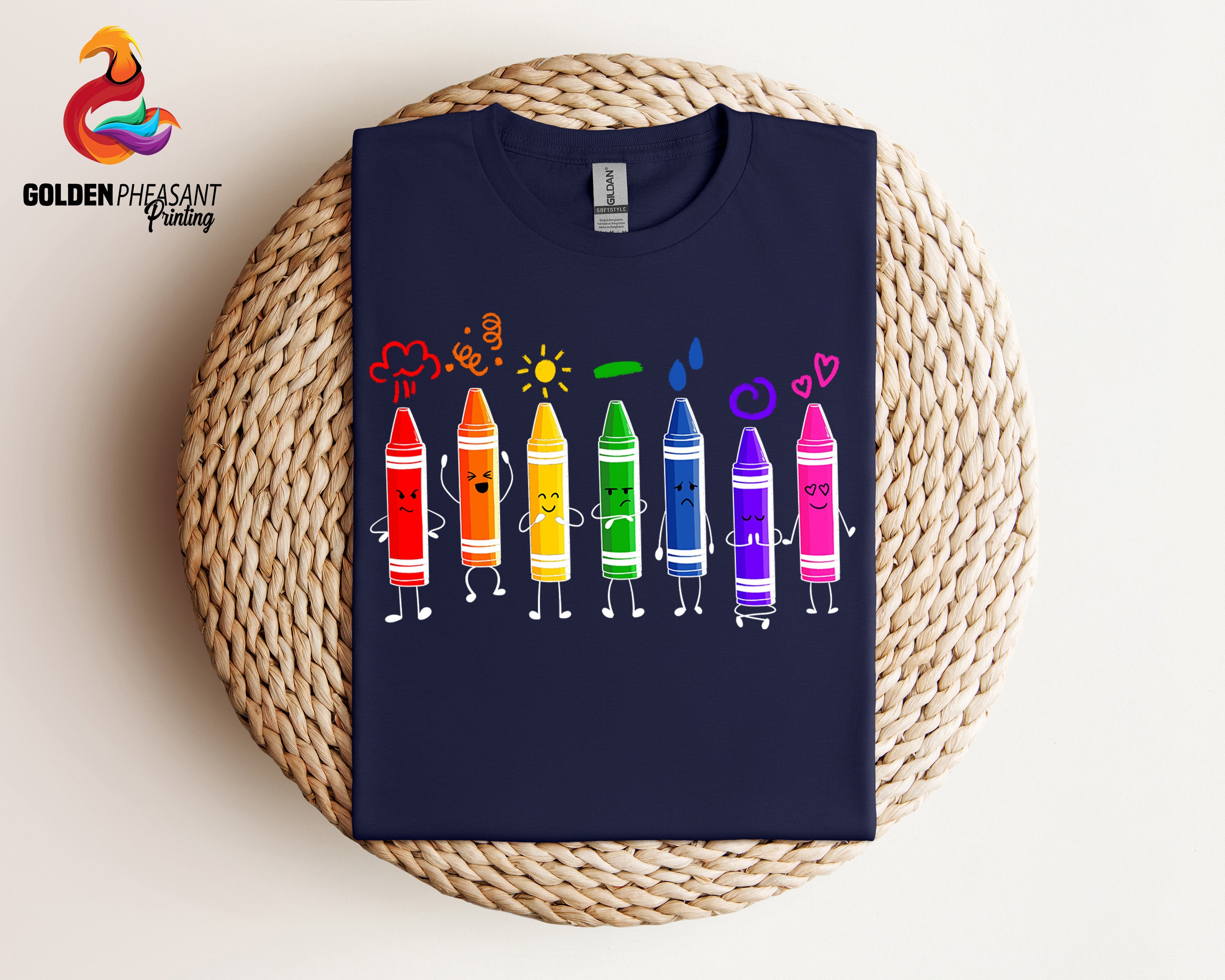 Crayon Teacher Shirt, Cute Crayon Shirt, Teacher Shirt, Gift for ...