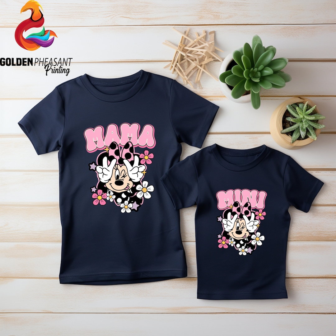 Disney Mama Mini Shirt, Disney Family Matching Shirt, Mommy and Me ...