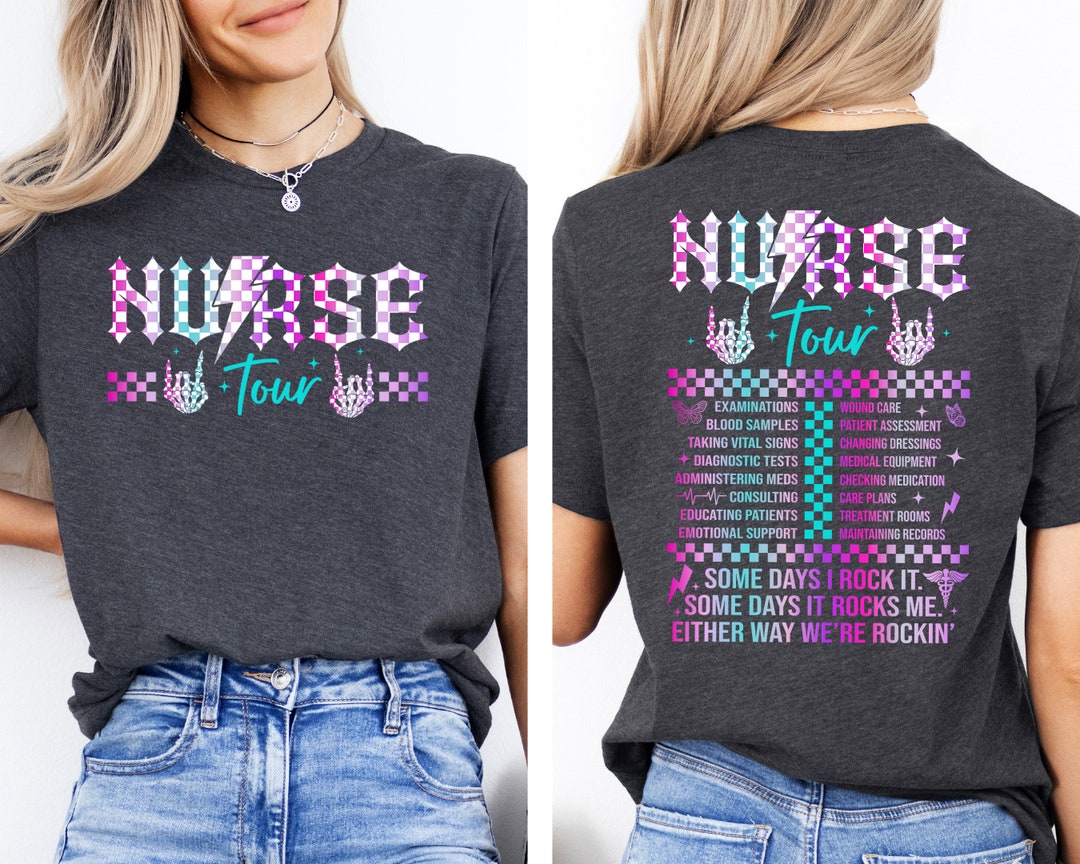 Nurse Tour Shirt, Nurse Shirt, Nurse Life Shirt, Gift for Nurse, Retro ...