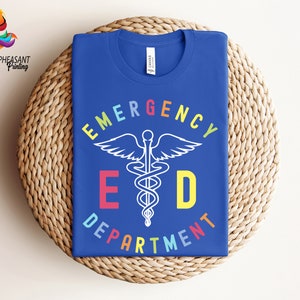 Emergency Department Shirt, New Nurse Grad Gift, Emergency Department ...
