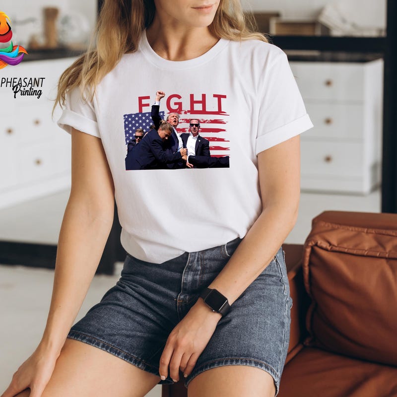 Trump Fight Fight Fight Tee - Etsy