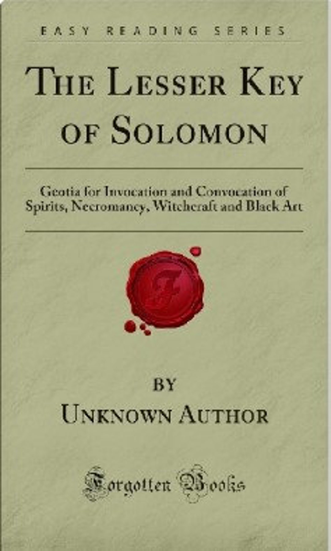 The Lesser Keys of Solomon - Etsy