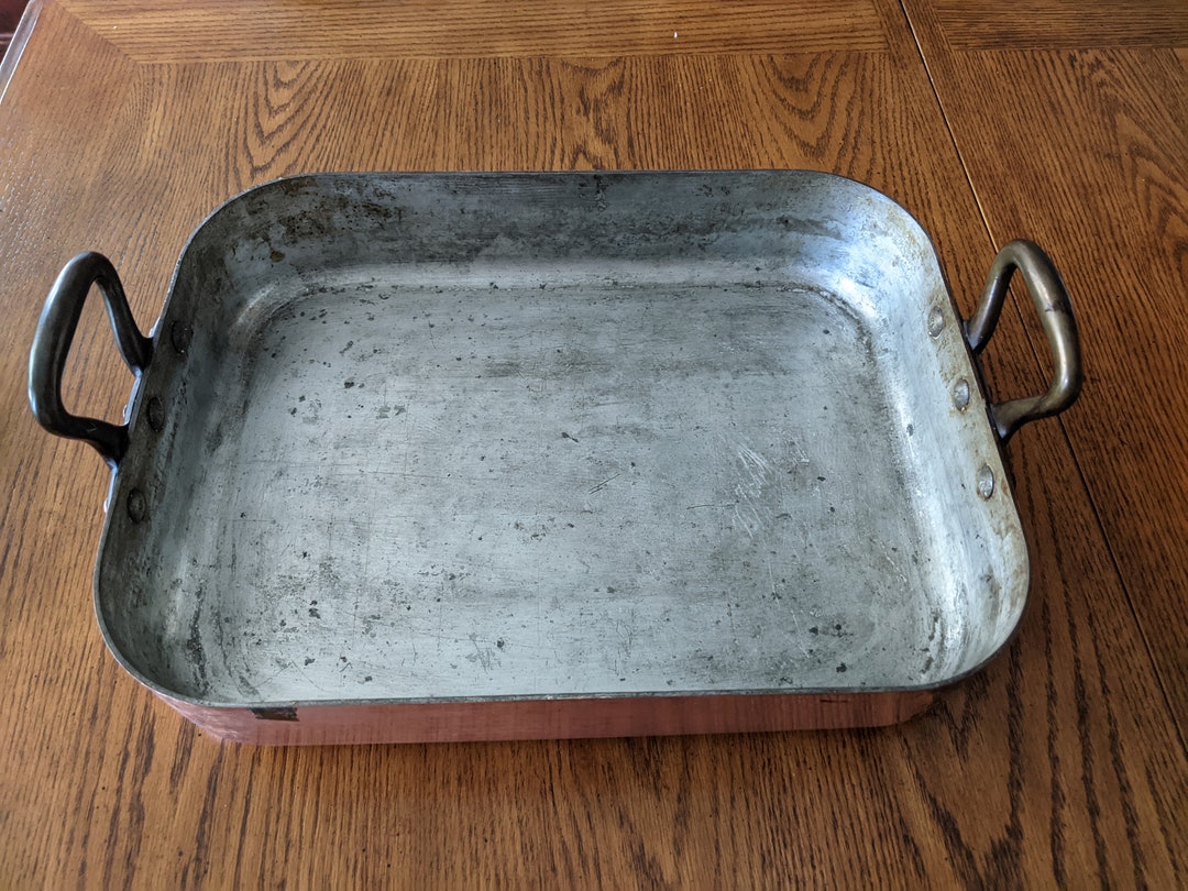 Vintage Copper Roaster Pan Williams Sonoma France - Etsy