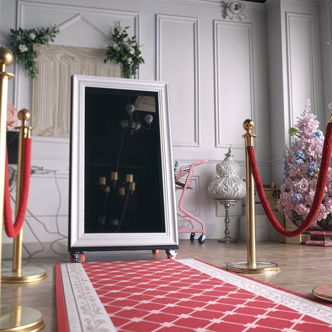 Magic Mirror Photo Booth. Photo Booth 55 / 65 Inches. Wooden Magic ...