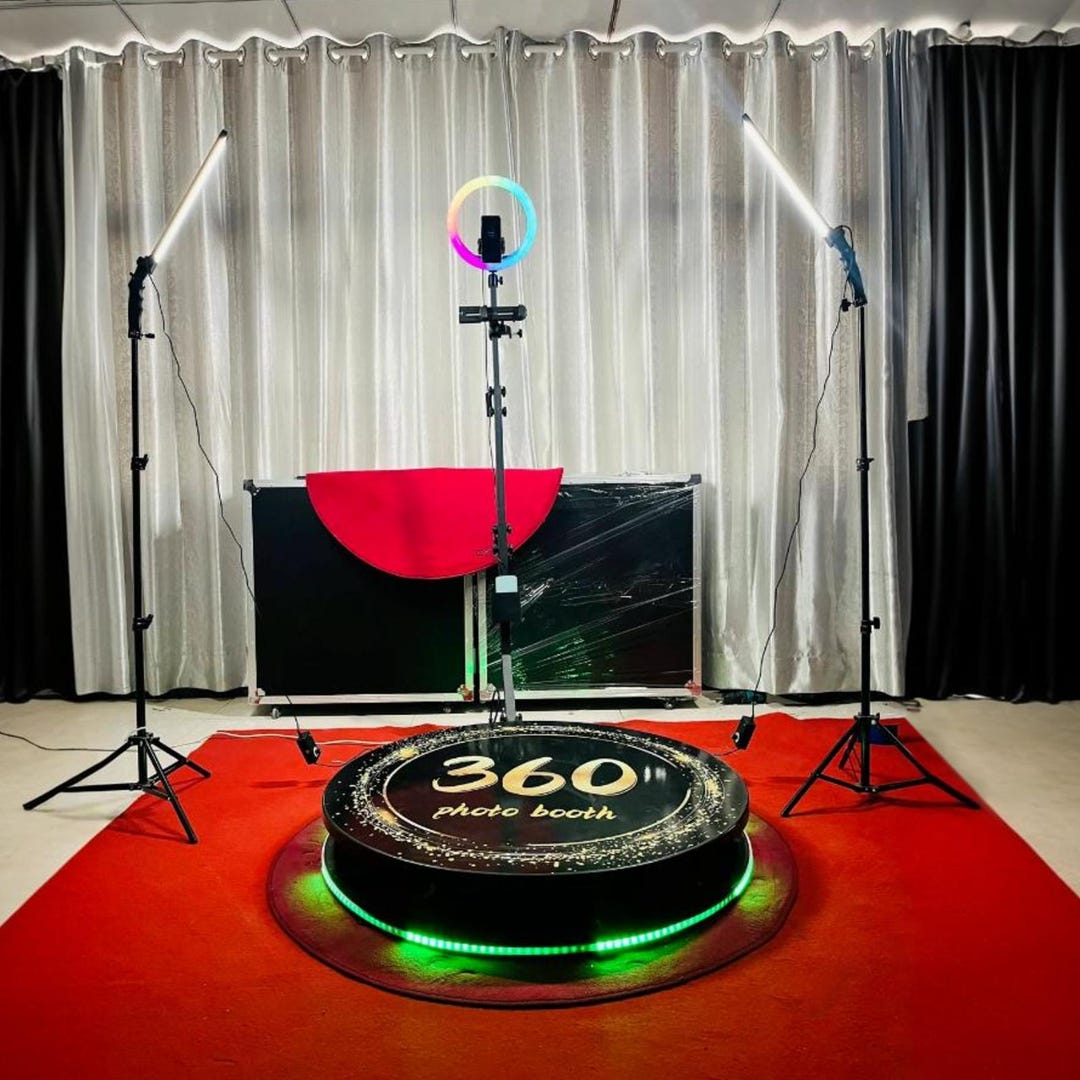 360 Photo Booth From EU/US. 360 Video Booth From Europe. Automatic 360 ...