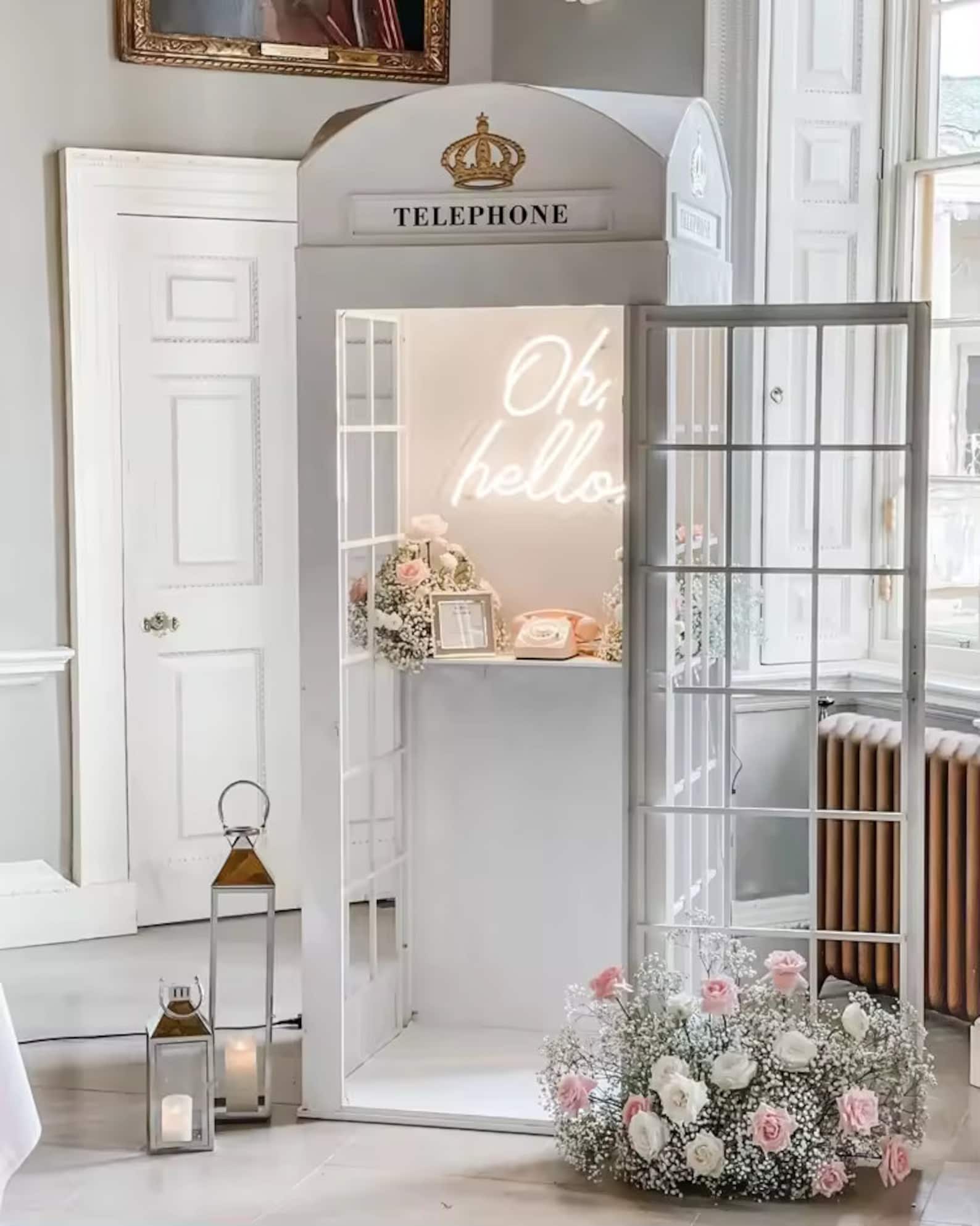London Phone Box, England Phone Booth, Booth Wedding Decoration, Retro ...