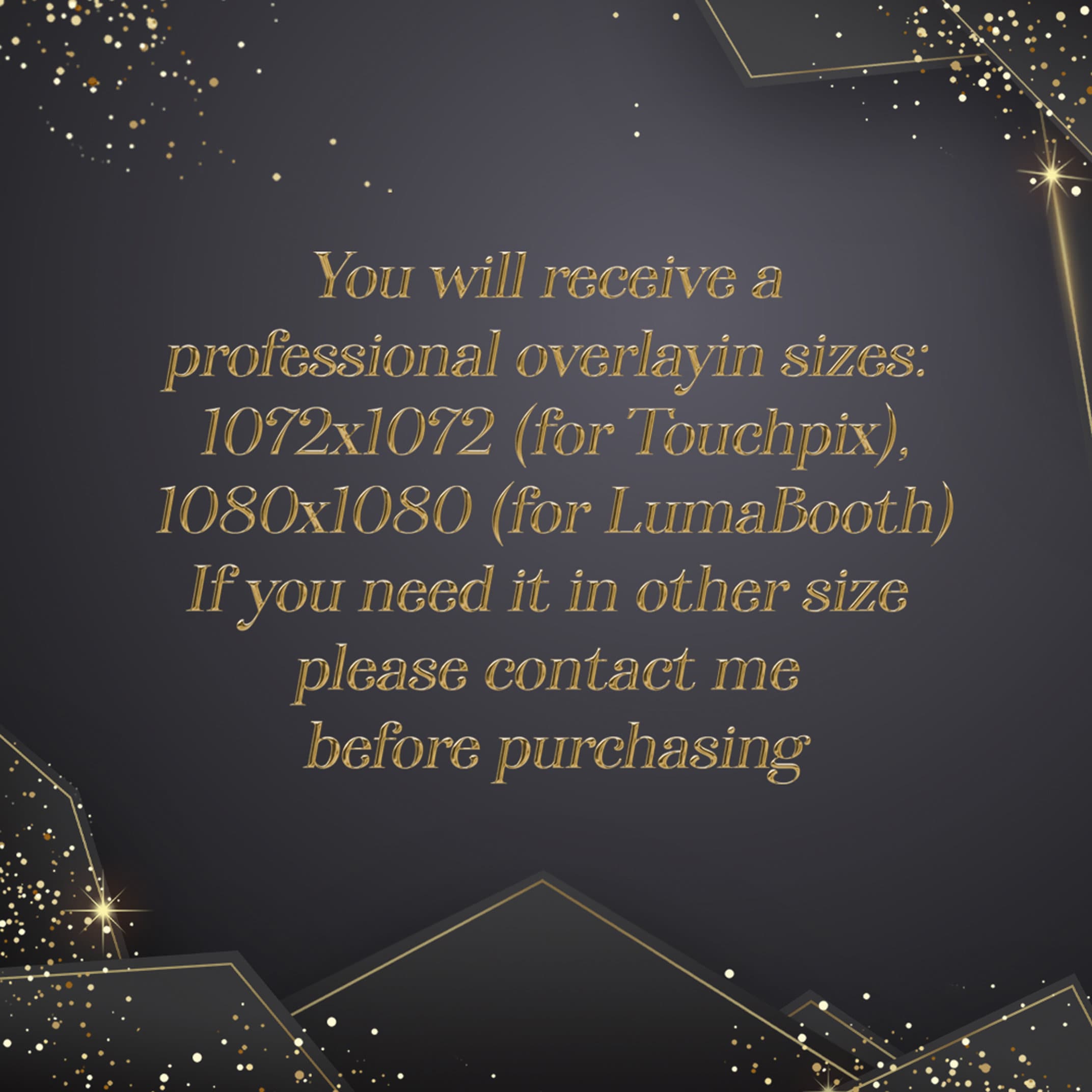 Gold and Black 360 Photo Booth Overlay. Wedding 360 Booth Template. 360 ...