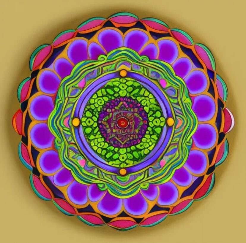 Mandala Spring Inspired Digital Art for Personal Gifts - II - Etsy