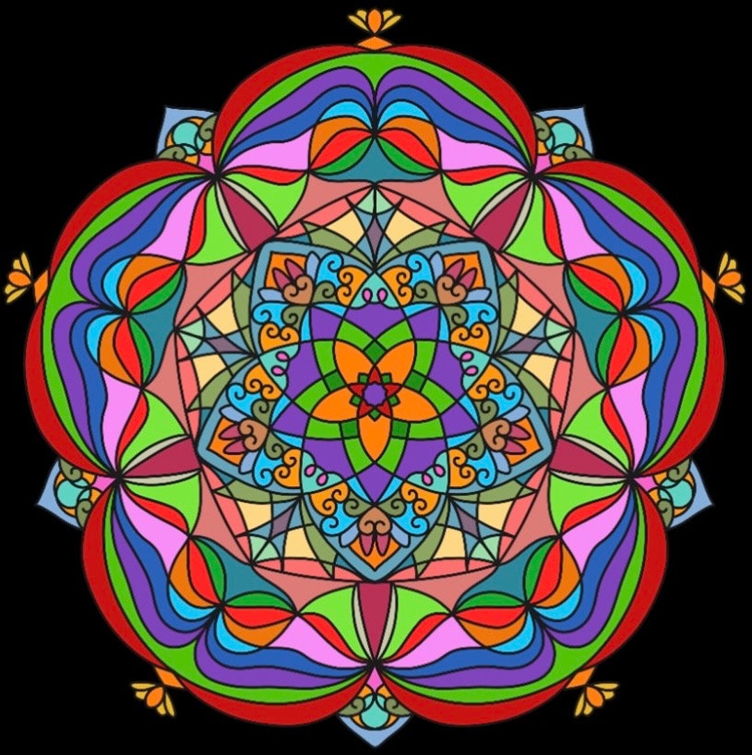 Mandala Clown Digital Art for Personal Gifts - Etsy